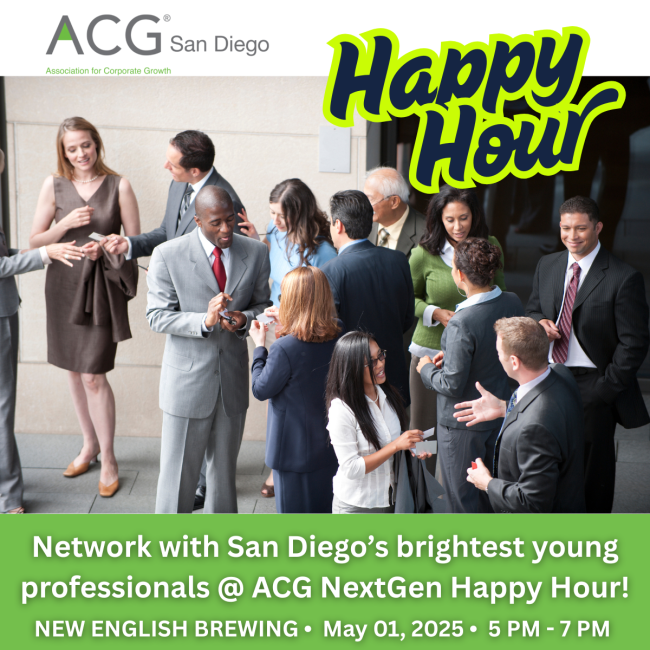 ACGSD NextGen Happy Hour May 1 2025 | ACG San Diego